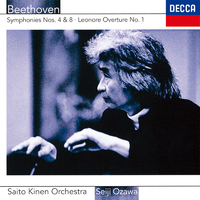 Beethoven: Symphonies Nos.4 & 8, Leonore Overture No.1／Saito Kinen Orchestra, Seiji Ozawa｜音楽 ...