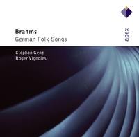 Brahms : Deutsche Volkslieder - Apex／Stephan Genz & Roger Vignoles｜音楽 ...