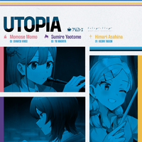 utopia／swing,sing, 八乙女菫 (CV:二ノ宮ゆい),百瀬百々 (CV:廣瀬千夏),朝比奈日葵 (CV:田口華有)｜音楽ダウンロード・音楽配信サイト mora ...